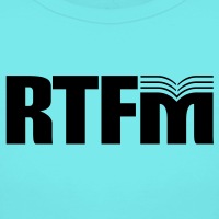 rtfm Pixels T-Shirts. Gestalte dein programmierer Artikel online.